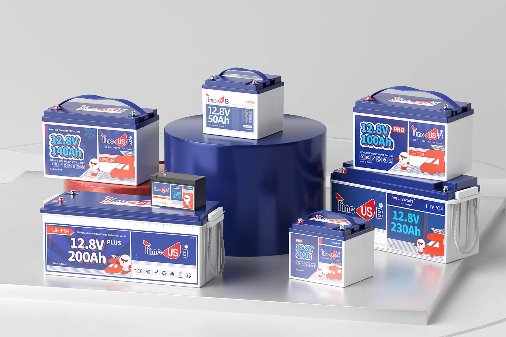 12V LiFePO4 Lithium Batteries | Timeusb-US
